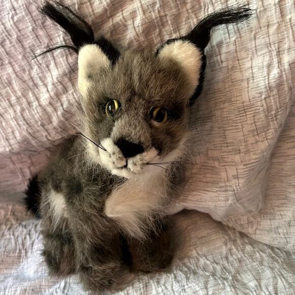 Applause | Toys | Vtg North American Lynx Plush Stuffed Animal Applause ...
